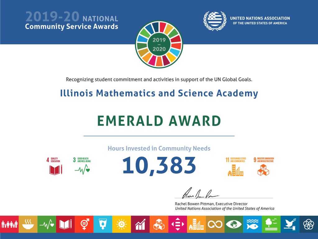 Illinois Mathematics and Science Academy Students Earn National Awards ...